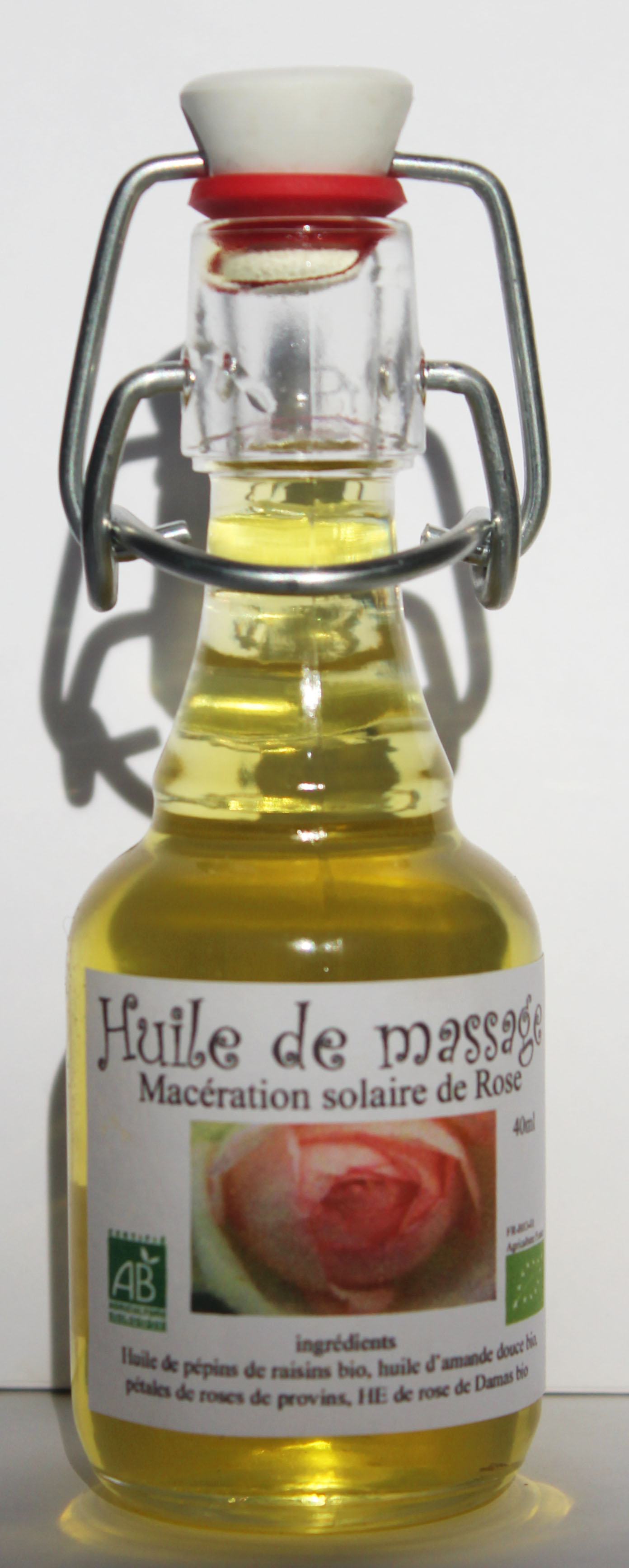 Macération solaire de rose de Provins - FLORAVIRTUTIS